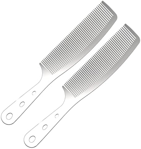 Amazon.com : 5 Pieces Stainless Steel Hair Comb Set Metal Tail Combs ...