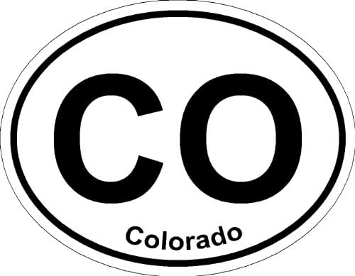 Amazon.com - Oval (Colorado); State Bumper Sticker