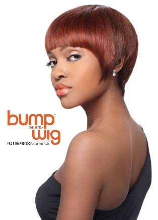 Amazon.com : Sensationnel Human Hair Bump Wig - JESSY (1-JET BLACK ...