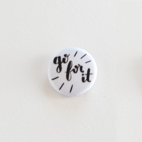 Amazon.com: Go For It Inspiring Pinback Button : Home & Kitchen