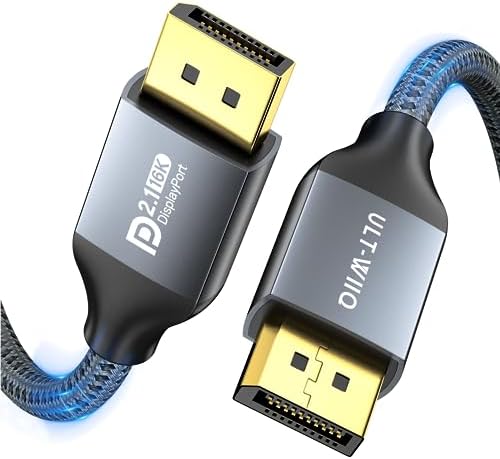 Amazon.co.jp: ULT-WIIQ DisplayPort 2.1 Cable 16K, VESA Certified DP ...