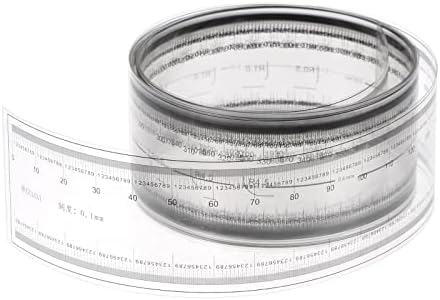 HARFINGTON Film Flexible Ruler 200cm 0.1mm Scale with R Angle & Width ...