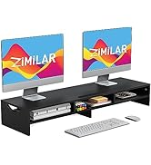Amazon.com: Zimilar 20-inch Large Acrylic Monitor Stand Riser, 2-tier ...