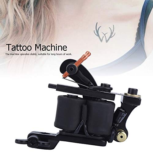 Tattoo Machine, Artist Rotary Tattoo Gun Motor, 10 Warps Coils Wire ...