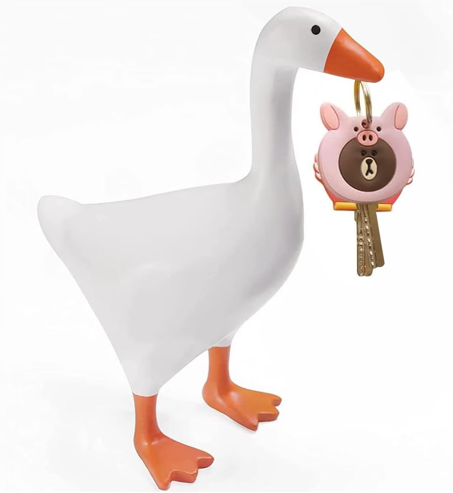 Amazon.com: VOZUKO Cute Goose Magnetic Key Holder Rack, Eclectic Kawaii ...