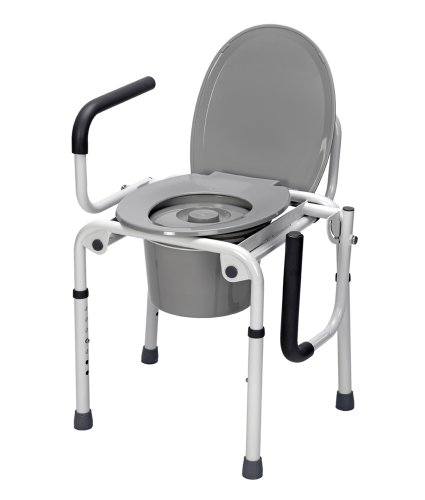 Amazon.com: Revolution Mobility Drop Arm Commode Without Wheels ...