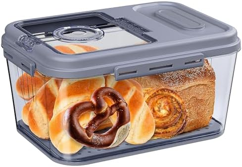 Amazon.com: Bread Box for Kitchen Countertop Airtight, Extra Large ...