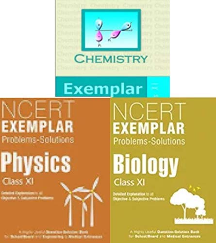 NCERT Physics, Chemistry & Biology (PCB) Exemplar Set Class 11 (3 Books ...
