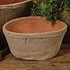 Amazon.com: HomArt Rustic Terra Cotta Oval Pot, Small, Antique Red, 1 ...