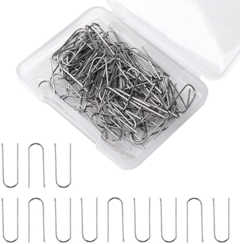 200pcs High Temperature Nichrome Wire Jump Rings, 21 Gauge Nichrome U ...