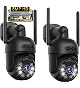 Amazon.com : CKK Wireless Cameras for Home/Outdoor Security, Solar ...