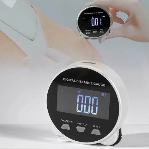 Digital Tape Measure, 0-656.2Ft Distance Rolling Measuring Tape, LCD ...