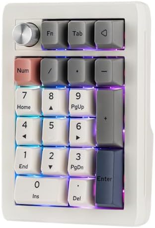Amazon.com: EPOMAKER EK21 VIA Gasket Number Pad with 1000mAh Battery ...