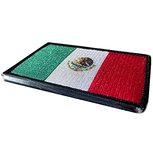 Mexico Flag 100% Embroidered – Backpack Patch – World Flags – Military ...
