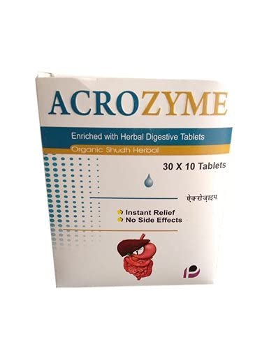 Buy Acrozyme Enriched With Herbal Digestive Tablets Online at Low ...