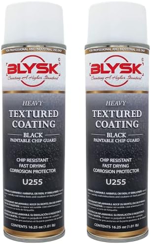 Amazon.com: BLYSK Heavy Textured Coating U255, Black Paintable Chip ...