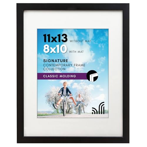 Americanflat 11x13 Picture Frame with Shatter-Resistant Glass - Use as ...