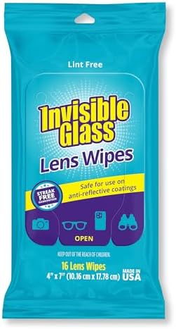 Amazon.com : Invisible Glass 90060 Lens Cleaning Wipes – Streak-Free ...