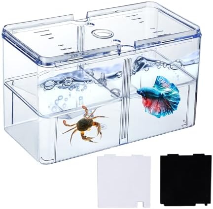 Amazon.com : Small Betta Fish Tank, 3-in-1 Stackable Mini Fish Tank ...
