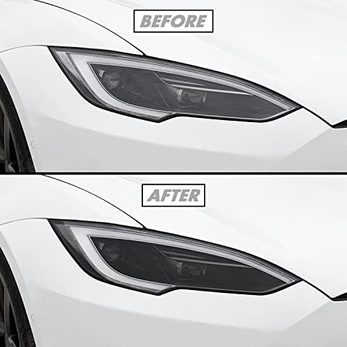 Amazon.com: SlickMod PreCut Vinyl Smoke Tint for 2022-2023 Tesla Model ...