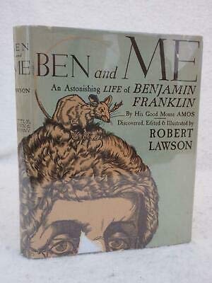 Rare Robert Lawson BEN AND ME A New & Astonishing Life of BENJAMIN ...