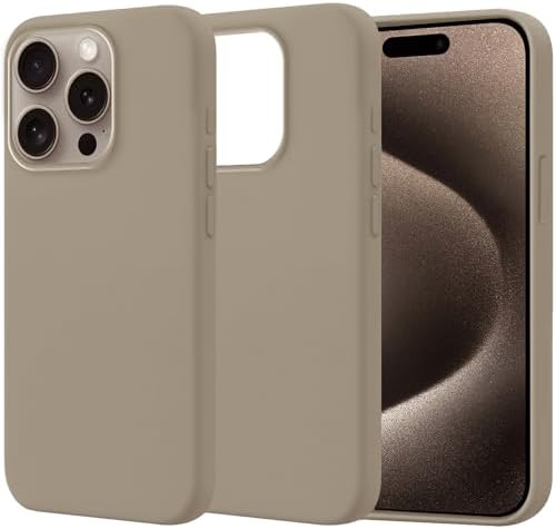 amazon basics Liquid Silicone Case for iPhone 15 Pro | Shockproof, Drop ...