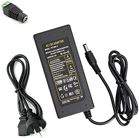 Universal AC DC Power Supply Adapter Charger (AC 100-240V to DC 12V 5A ...