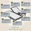 Amazon.com: Sven & Son Classic Adjustable Bed Base, Head and Foot Lift ...