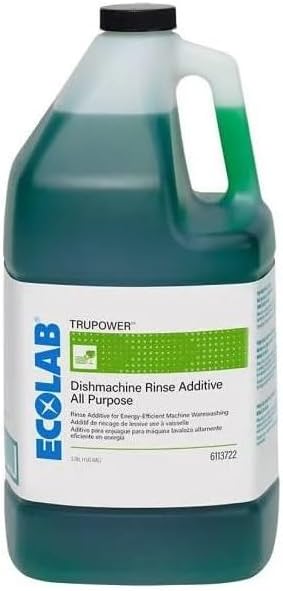 Amazon.com: Ecolab Trupower Rinse Additive All Purpose, 1 Gallon (4 ...