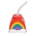 Amazon.com: Fun Express 12 Pieces Rainbow Shaped Cups with Lids and ...