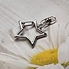 Amazon.com: Star Shape Spring Snap Keychain for DIY Crafts Jewelry ...