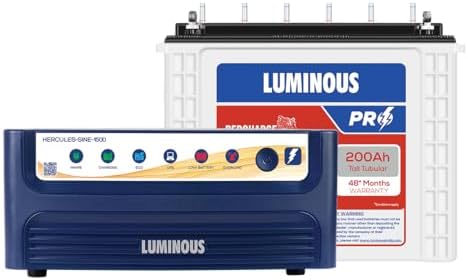 Luminous HKVA Inverter for Home, Office & Shop with Luminous Battery ...