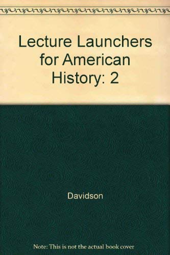 American History Lecture Launchers DVD 2 of 2: Staff: 9780072997330 ...