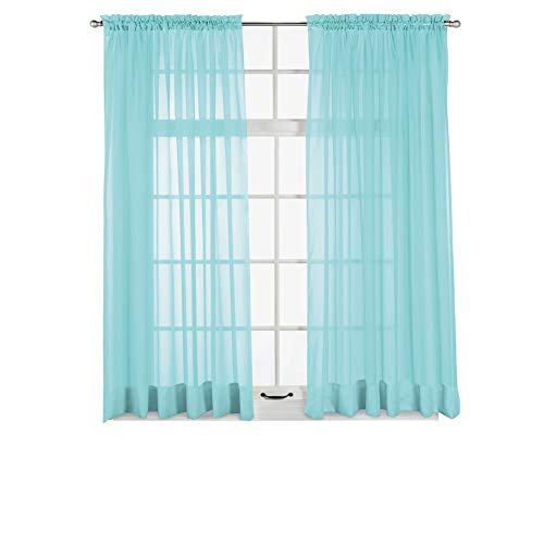 Stylemaster Elegance 56 by 38-Inch Sheer Voile Swag Pair | Amazon price ...