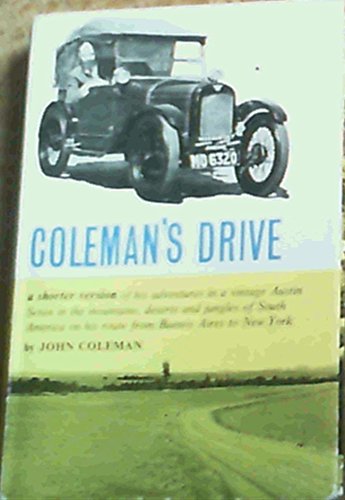 Coleman's Drive: John Coleman: 9780571060795: Amazon.com: Books