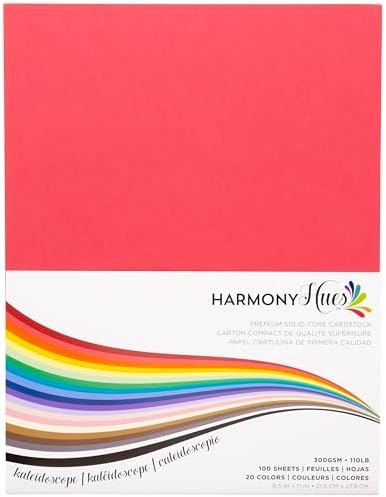 Amazon.com: Cardstock 8.5 x 11 Paper Pack - 110 lb Card Stock for ...