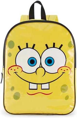 Amazon.com | Nickelodeon SpongeBob Backpack for Kids 15” | Cute ...