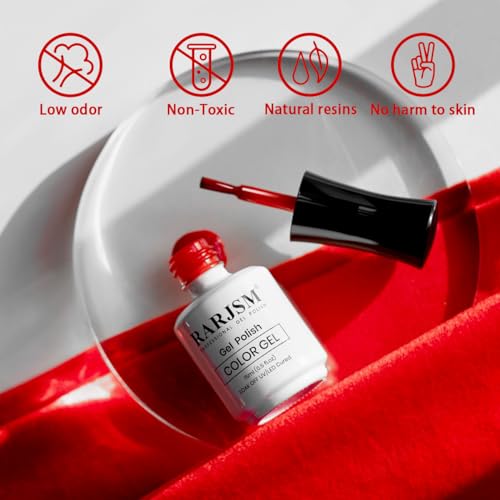 Snapklik.com : Red Gel Nail Polish 15ml Bight Red Gel Polish Classic ...