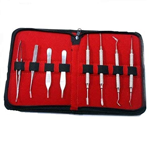 Forgesy Set Of 8 Dental Micro Instruments New : Amazon.in: Industrial ...