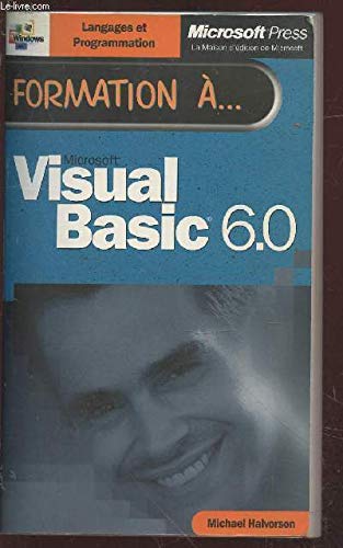 Formation a Microsoft visual basic 6.0 : Amazon.in: Books