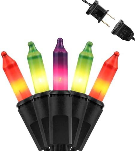 Amazon.com: 100 Ct Halloween String Light Set, Orange, Green, Purple ...
