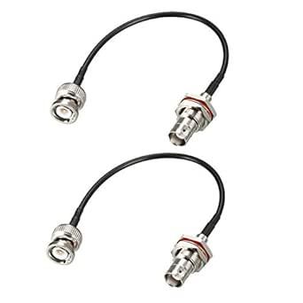 uxcell BNC Male to Female Coaxial Jumper Cable 50 ohm 6 inch RG174 2pcs : Amazon.in: Electronics