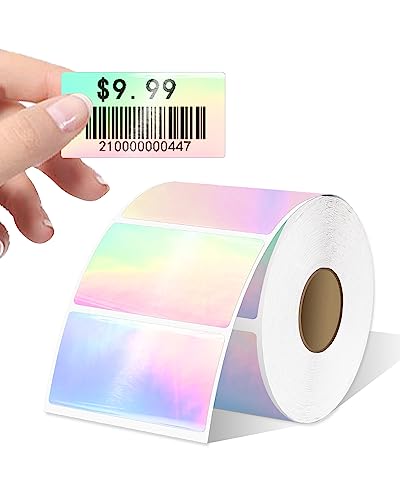 Phomemo 2.25”x1.25” Reflective Thermal Labels, Color Self-Adhesive ...