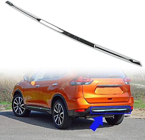 Amazon.com: ANTUKO Rear Bumper Lower Trim Molding Chrome Replacement ...