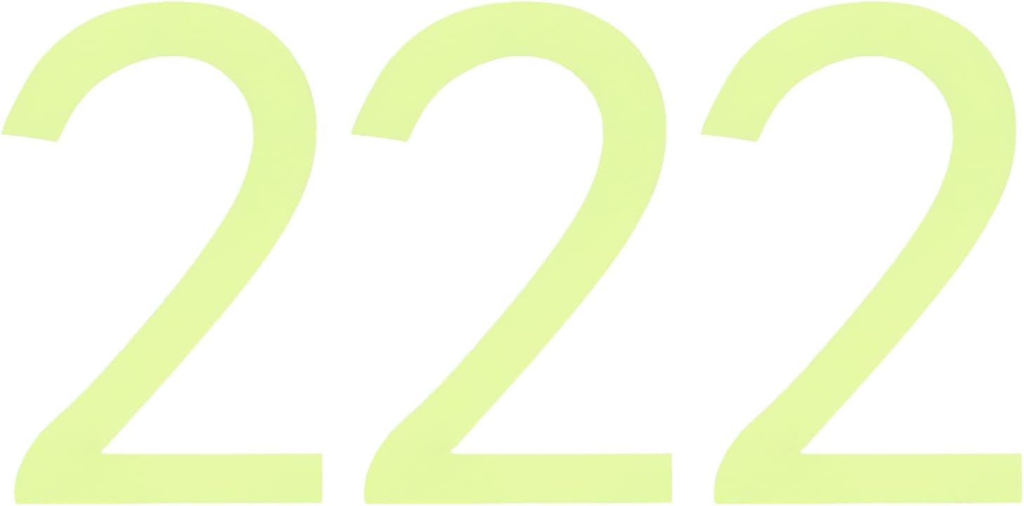 Amazon.com: uxcell 3Pcs 3" Glow in The Dark Numbers Sticker Wall ...