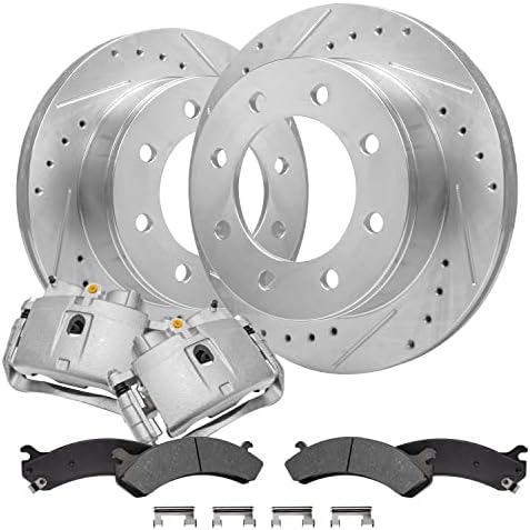 Amazon.com: Detroit Axle - Front Brake Kit for Chevy GMC Silverado Sierra 2500 3500 HD Savana ...