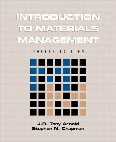 Introduction to Materials Management (4th Edition): J.R. Tony Arnold ...