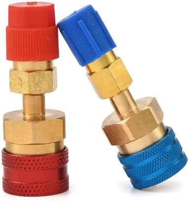 Amazon.com: 2Pcs R1234yf to R134a Adapter, Quick Couplers Kit R1234yf ...