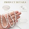 Amazon.com: ZPEXRV 82 Feet Crafts Faux Pearl Roll 6mm Pearl Garland for ...