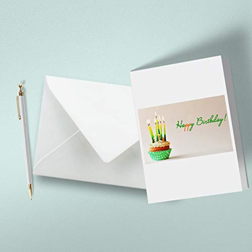 Folia Bringmann Folded Cards with Envelopes with Gift Box | Pack of 50 ...